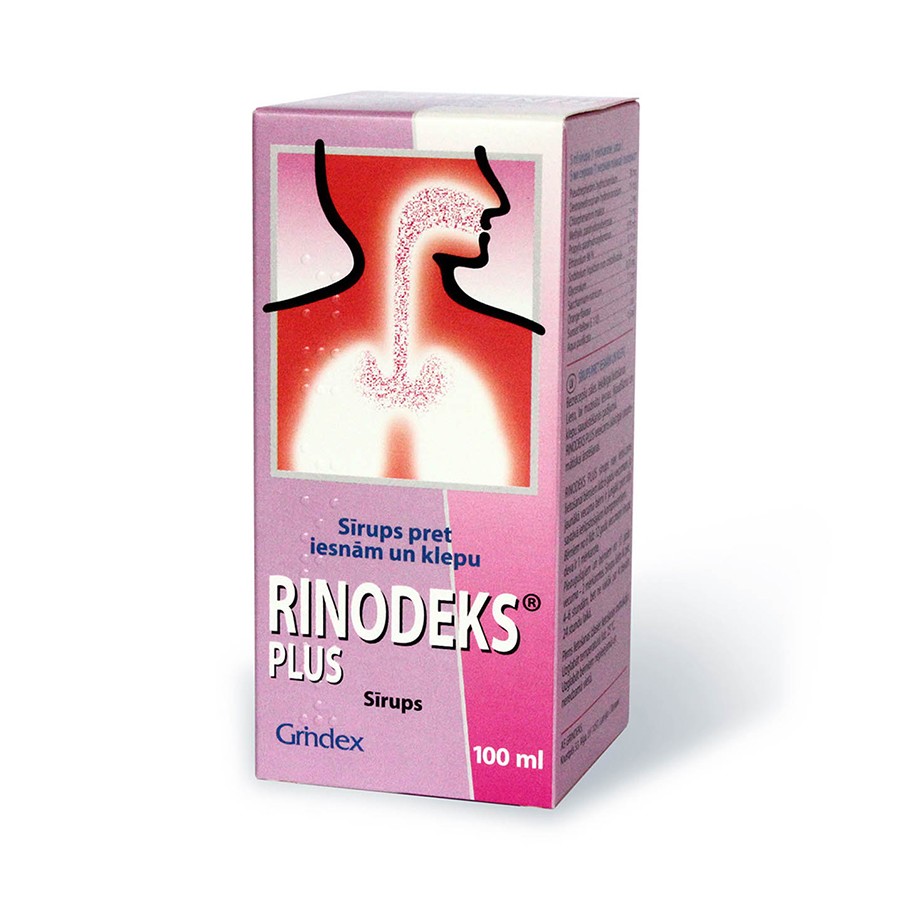 RINODEKS PLUS sīrups, 100 ml | BENU.LV – tava aptieka kl
