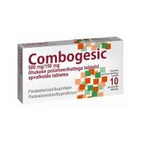 COMBOGESIC 500mg/150mg tabletes N10 | BENU.LV – e-Ap ...