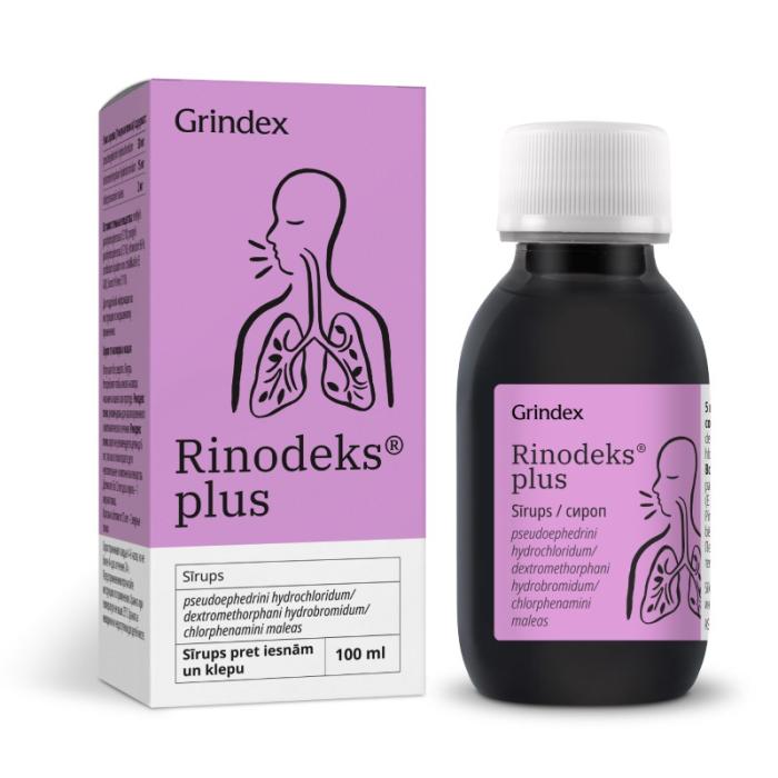 RINODEKS PLUS sīrups 100 ml | BENU.LV – e-Aptieka vi ...