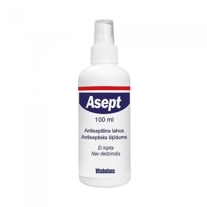 ASEPT antiseptisks šķīdums aerosols 100 ml | BENU.