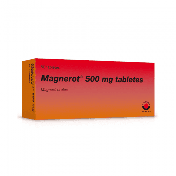 Magnerot 500 mg tabletes N50 | BENU.LV – e-Aptieka v ...