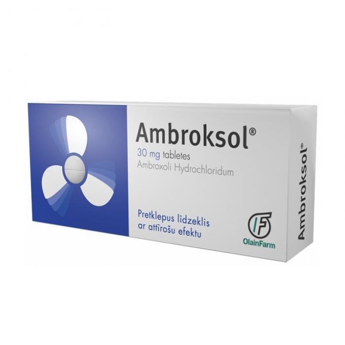 AMBROKSOL 30mg tabletes N20 | BENU.LV – aptieka klikšķa