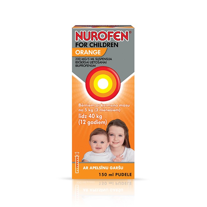 NUROFEN for Children Orange 200mg/5 ml suspensija 15 ...