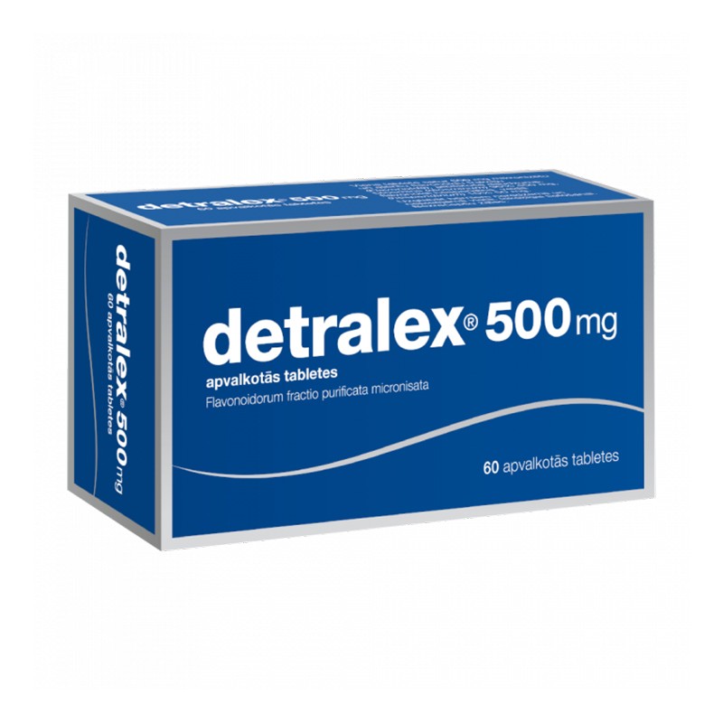 DETRALEX 500 mg apvalkotās tabletes N180 | BENU.LV – ap