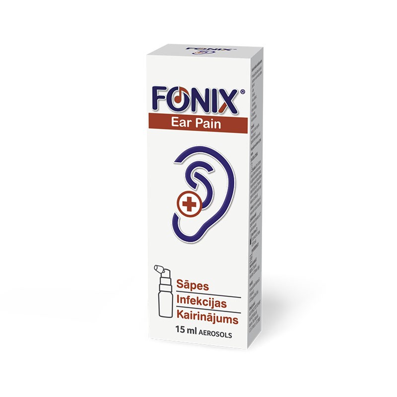 FONIX Ear Pain ausu aerosols 15 ml | BENU.LV – aptieka k