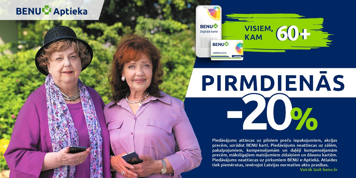 Senioru priekšrocības | BENU.LV – e-Aptieka vienmēr ...
